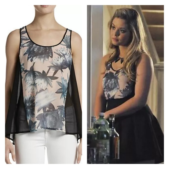 French Connection | Tops | French Connection Lily Collage Vest Top Size ...